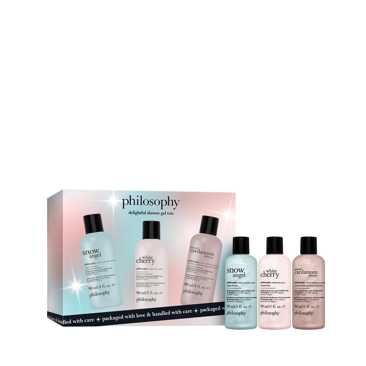 delightful shower gel trio | philosophy
